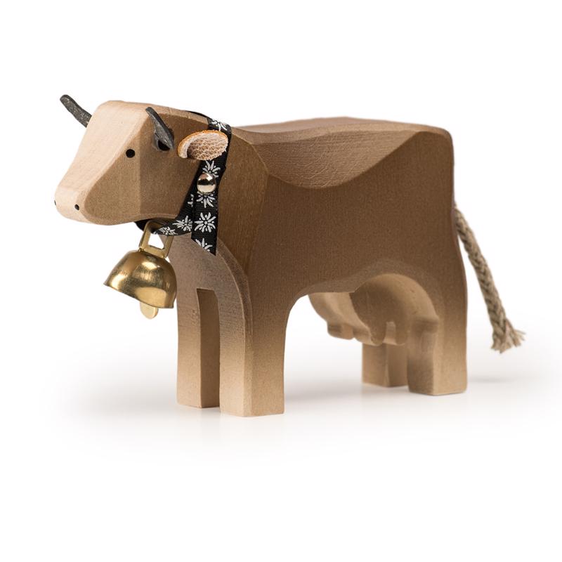 Trauffer Shop - Trauffer Holzspielwaren /Kühe - Cow 1 standing Braunvieh