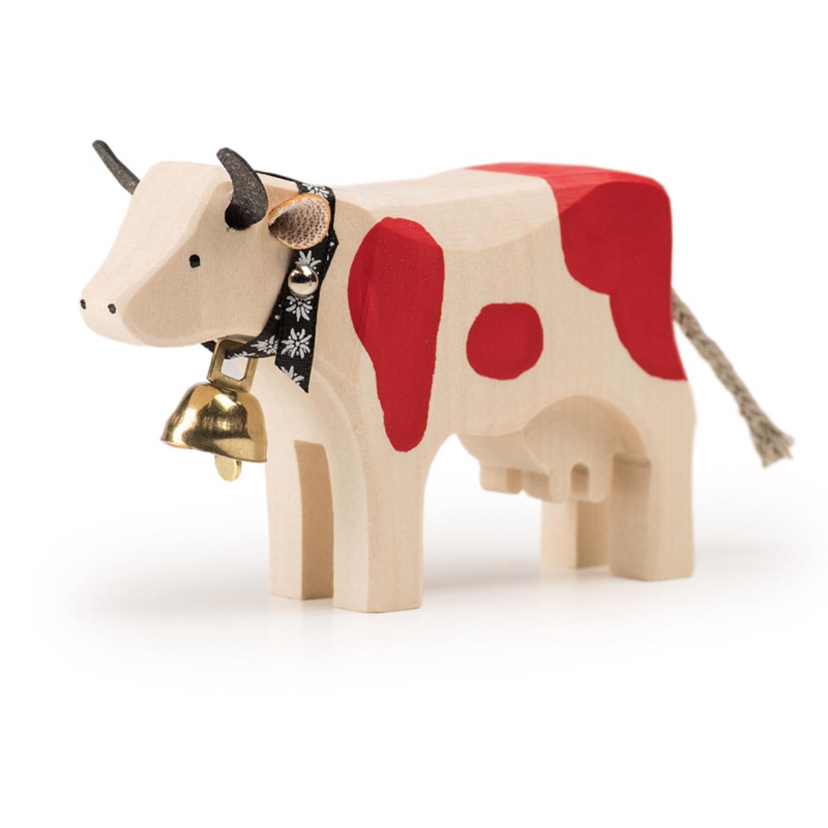 Trauffer Shop - Trauffer Holzspielwaren /Kühe - Cow 1 standing red