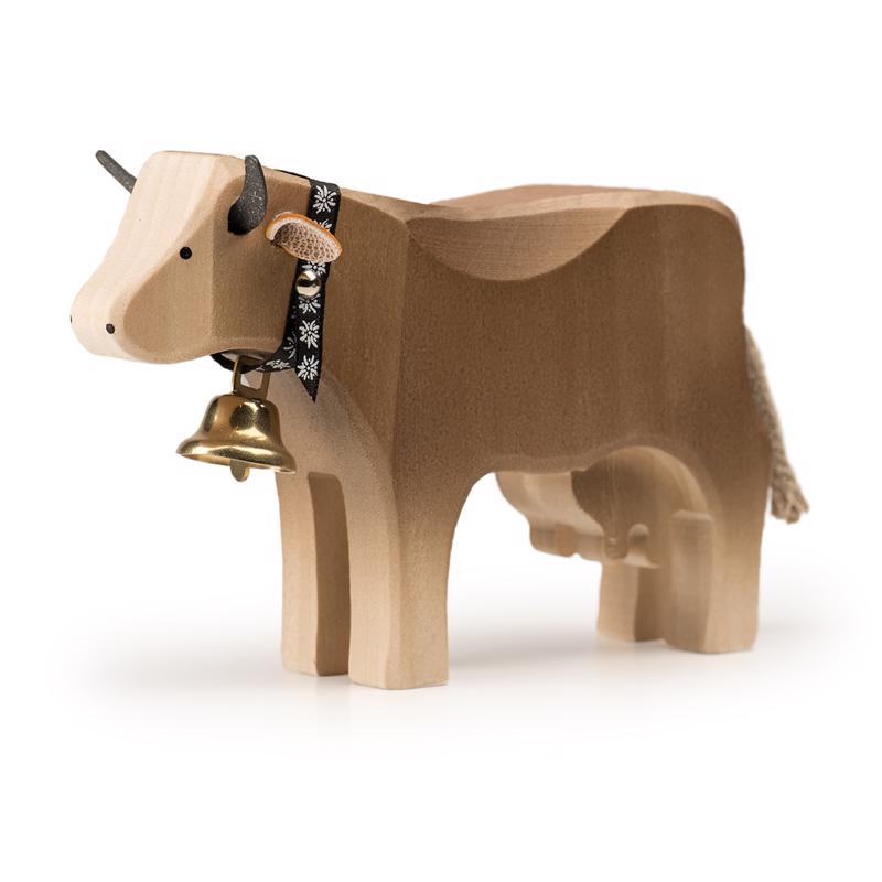 Trauffer Shop - Trauffer Holzspielwaren /Kühe - Cow 2 standing Braunvieh