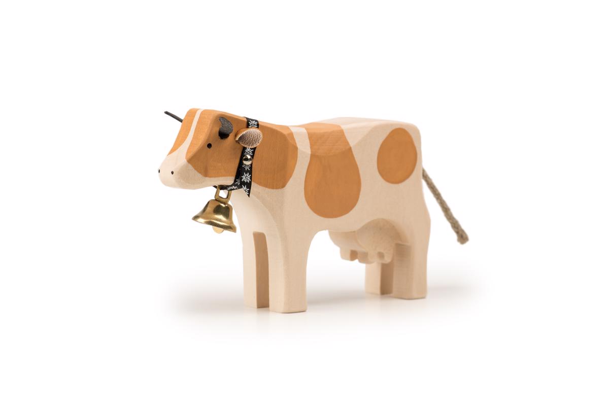 Trauffer Shop - Trauffer Holzspielwaren /Kühe - Cow 2 standing Simmental