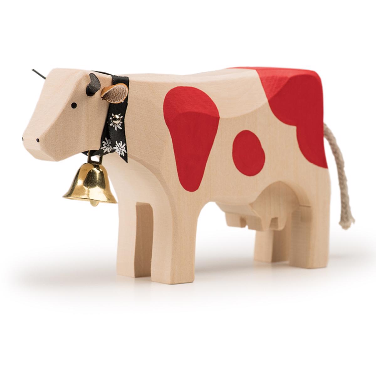 Trauffer Shop - Trauffer Holzspielwaren /Kühe - Cow 3 standing red
