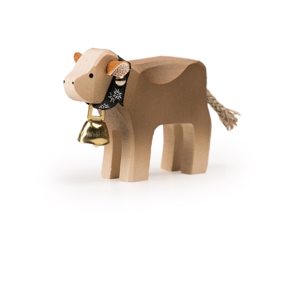 Trauffer Shop - Trauffer Holzspielwaren /Kühe - Veal with bell Braunvieh