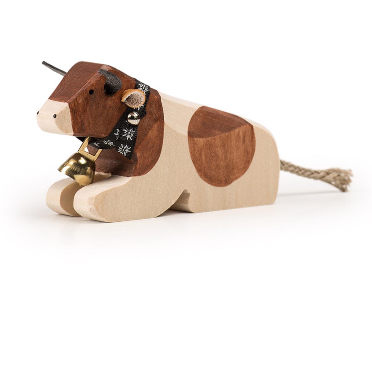Trauffer Shop - Trauffer Holzspielwaren /Kühe - Cow 1 lying Red-Holstein