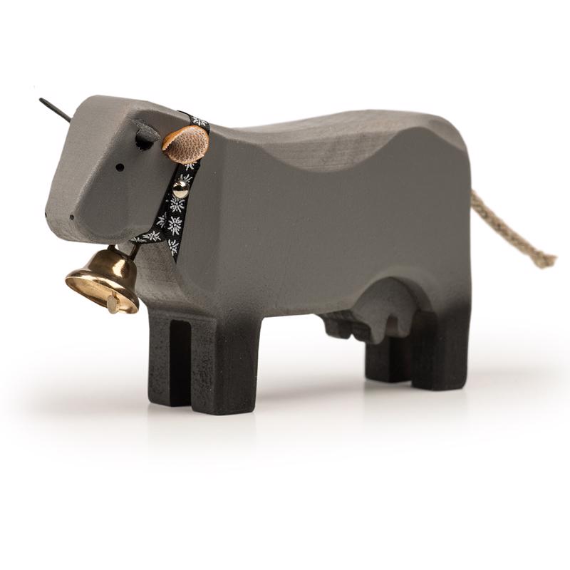 Trauffer Shop - Trauffer Holzspielwaren /Kühe - Cow 2 standing Grauvieh