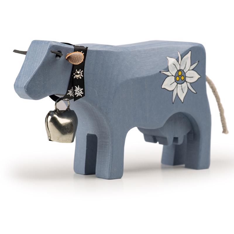 Trauffer Shop - Trauffer Holzspielwaren /Kühe - Cow 3 Edelweiss