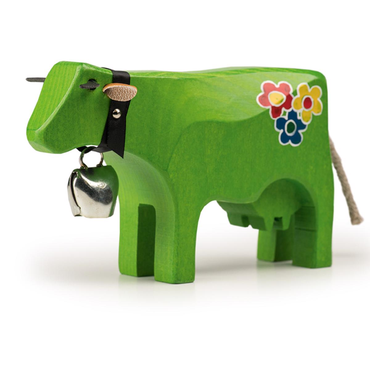 Trauffer Shop - Trauffer Holzspielwaren /Kühe - Cow 3 Flower Power